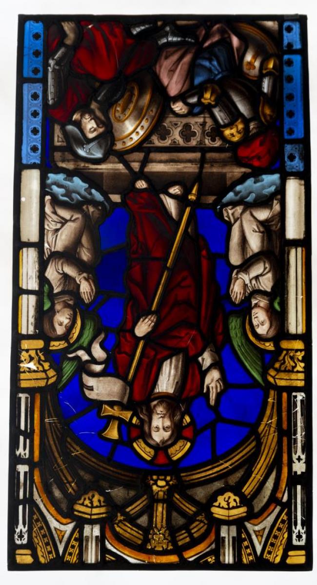 Christ Resurrected - ELYGM:2004.10 The Stained Glass Museum, Ely
