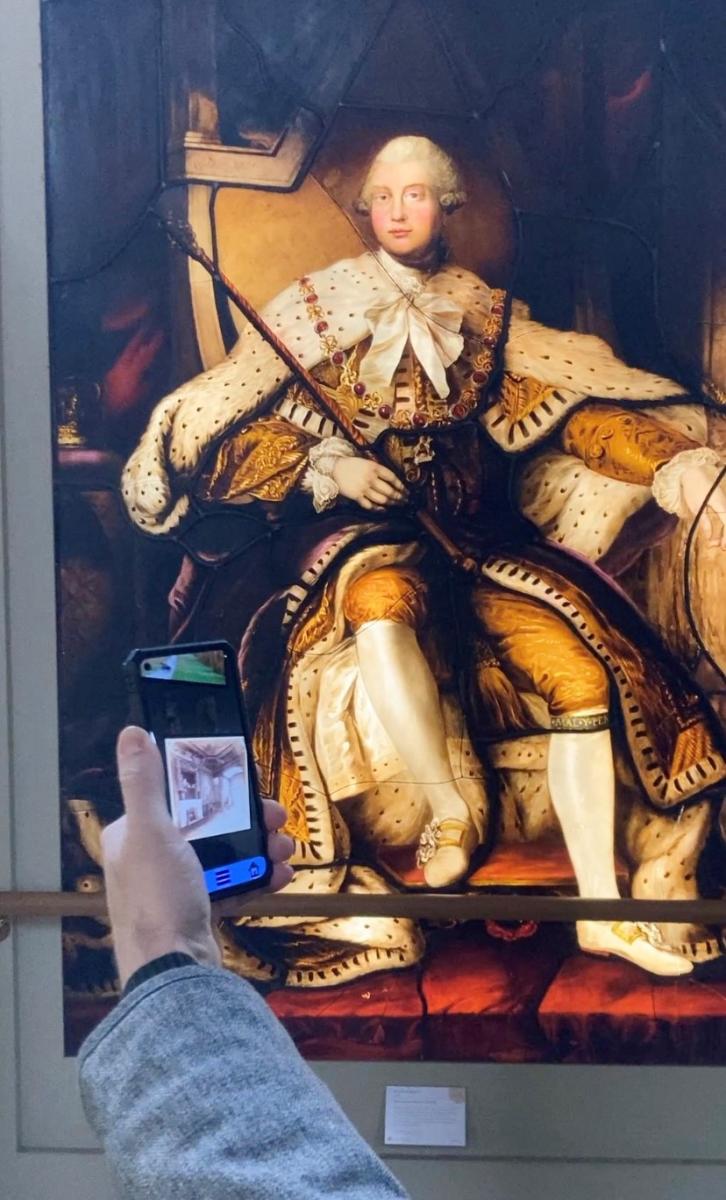 Augmented Reality App in the Gallery The Stained Glass Museum, Ely